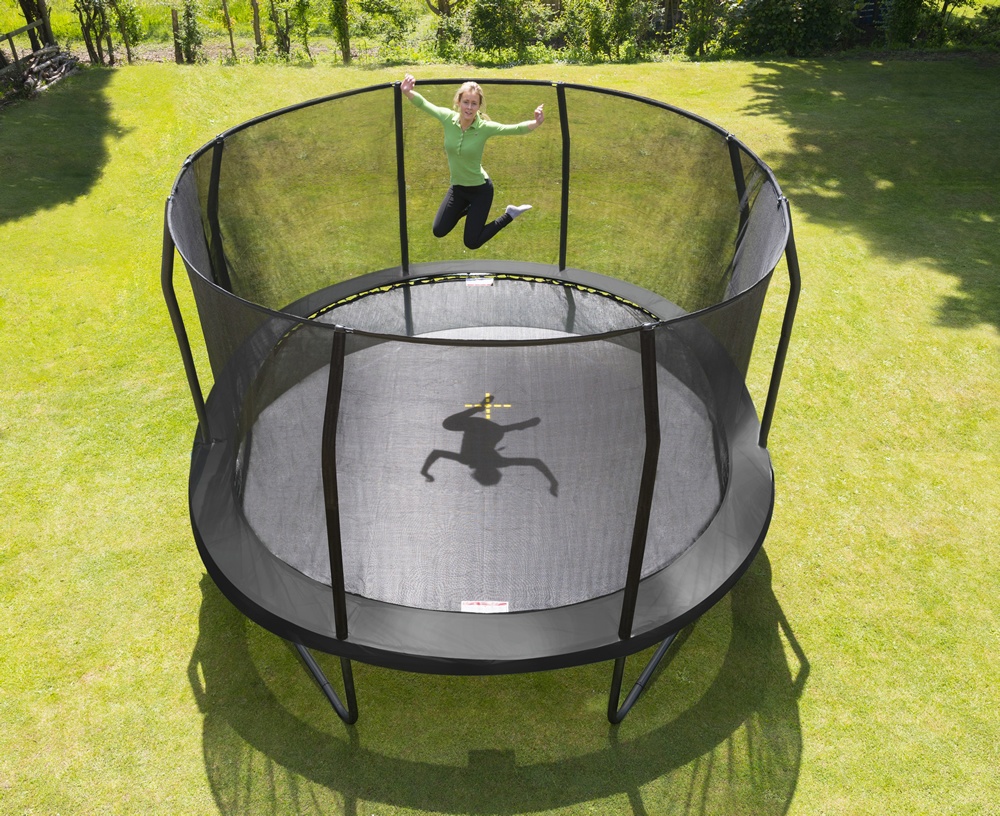 Jumpking Mega OvalPOD Trampoline, 14ft x 17ft with FREE Ladder