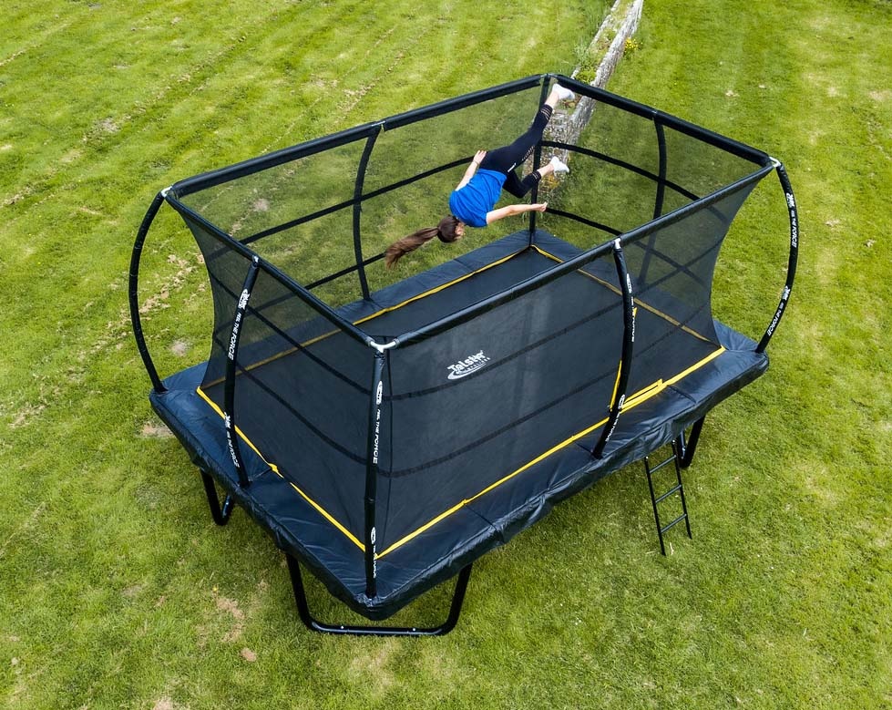 8ft x 12ft Telstar Elite Rectangle Trampoline Package INCLUDING COVER ...