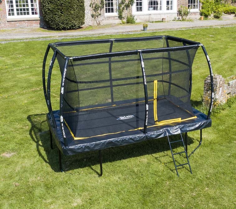7.5ft x 10ft Telstar ELITE Rectangle Trampoline Package INCLUDING COVER ...